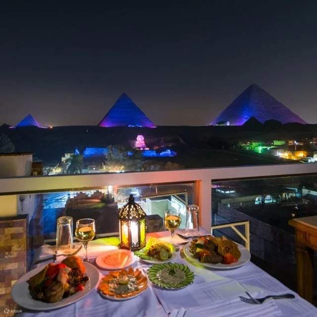 Cairo: Sound and light show with Dinner and Pyramids view - Klook Philippines