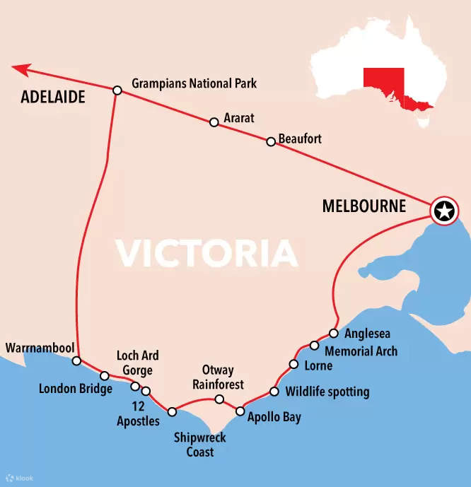 2 Day Great Ocean Road Tour from Melbourne to Adelaide - Klook