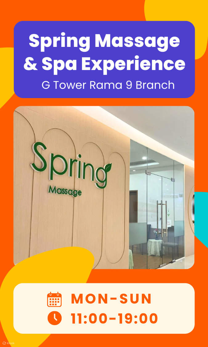 Spring Massage in Rama 9 Bangkok - Klook Singapore