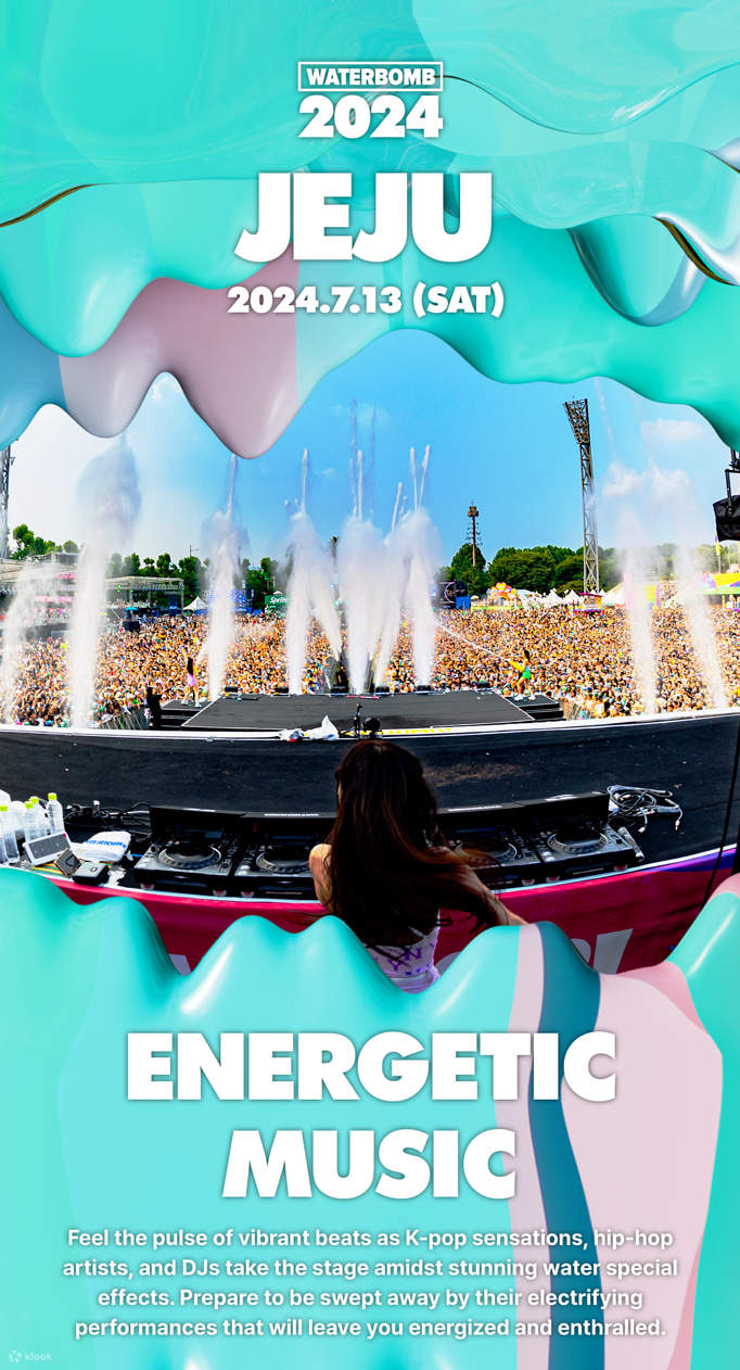 Tiket Festival Musik Air WATERBOMB JEJU 2024 - Klook Indonesia