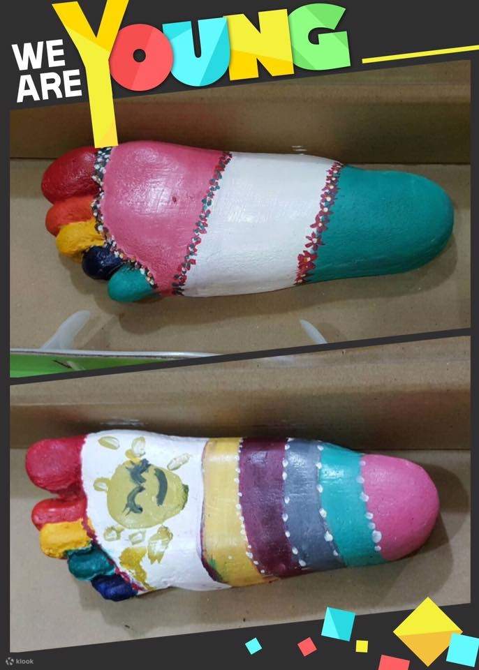 Yilan｜Kasut Kaki Sihat Taiwan｜Lukisan Kaki Gipsum & Insoles Sihat DIY ...