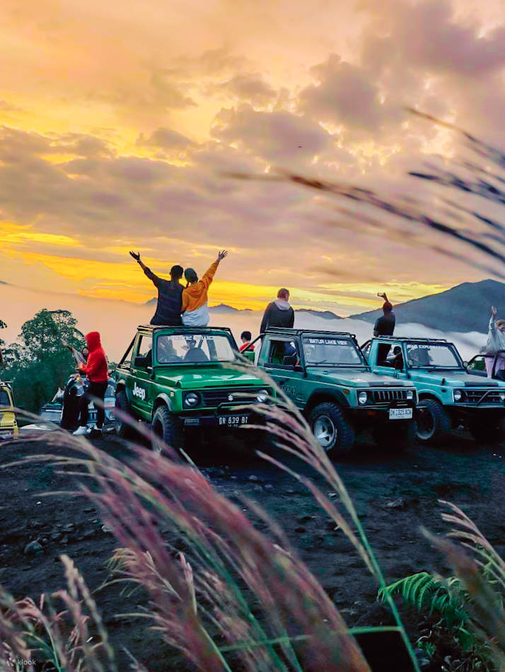 Mount Batur Sunrise and Black Lava Private Half Day Trip from Bali - Klook