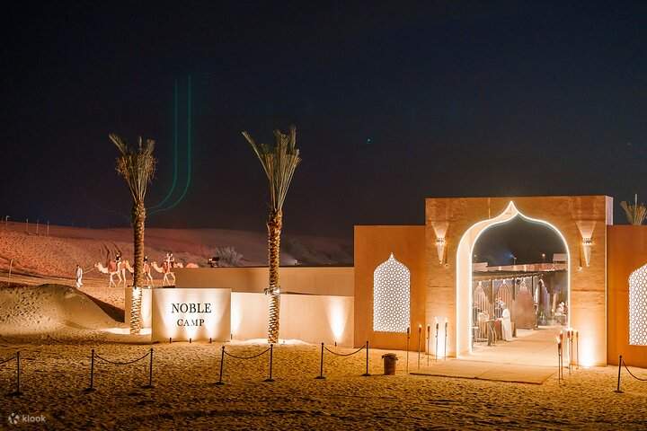 Premium Desert Safari, Special Shows, Gourmet Food at Noble Camp ...