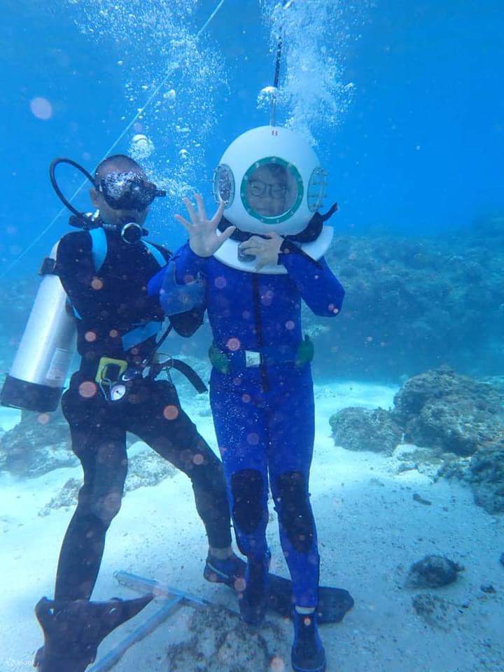 Pingtung｜Liuqiu Boliu Diving Center｜Sea Walking Experience - Klook ...
