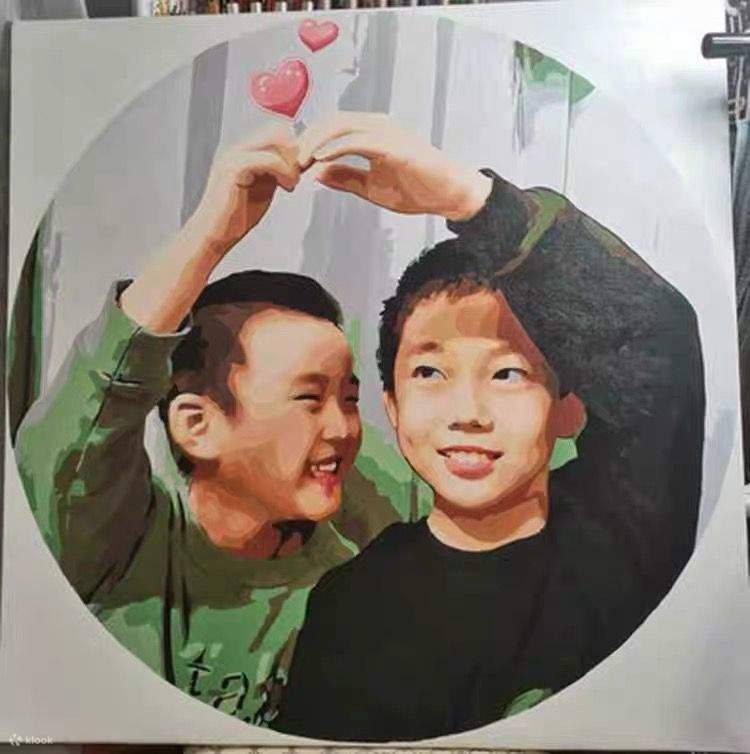 Self-portrait-paint by numbers - Klook