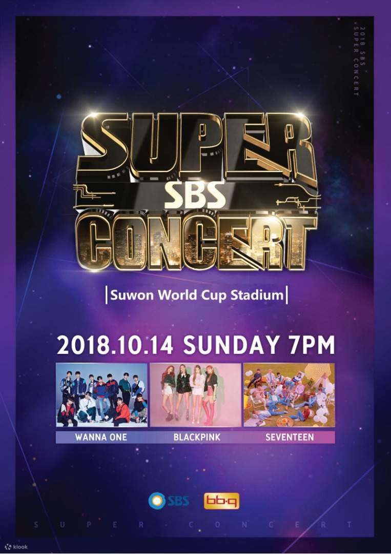 Vé BBQ x SBS Super Concert 2018 với Trung Chuyển Xe Buýt Khứ Hồi ở ...