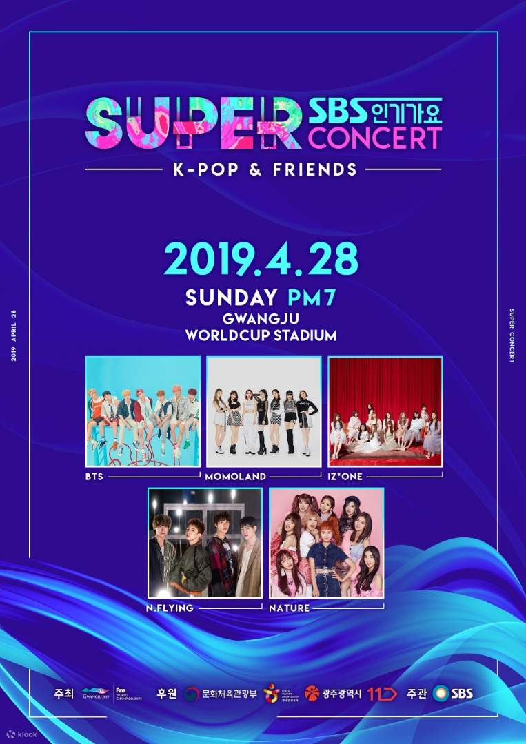 Gwangju Super SBS K-Pop and Friends Concert Ticket - Klook Canada