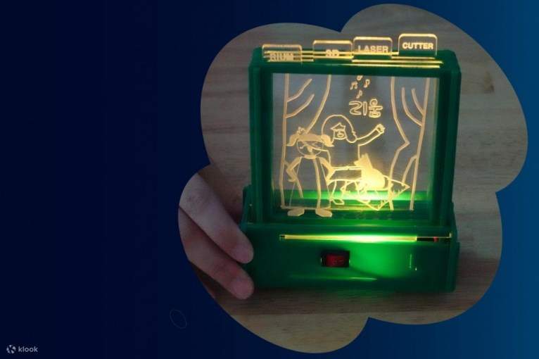 Daegu Making Acrylic Coaster Mood Lamp - Klook