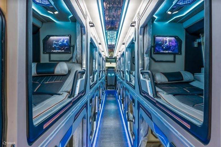 sleeper bus interior