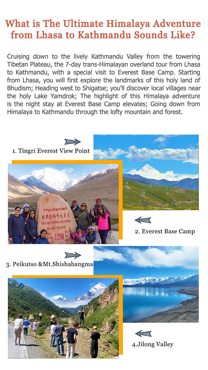 Overland Journey from Lhasa to Kathmandu via EBC 7Day Tour - Klook ...