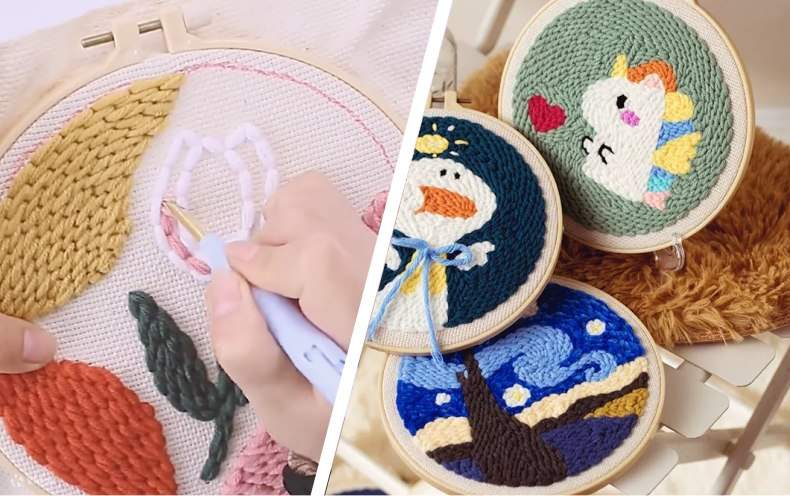 Punch Needle/Moss Coaster/Weaving Workshops by Anna Craft Creative ...