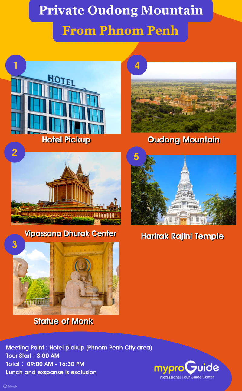 Private Oudong Mountain Full Day Tour - Klook