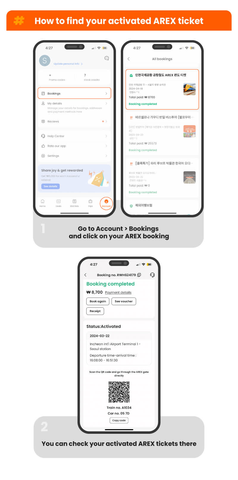 Kaufe Tickets für den AREX Incheon Airport Express online - Klook ...