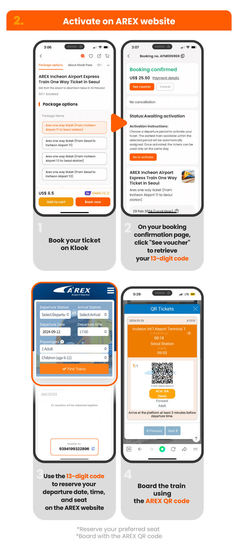 AREX Incheon Airport Express Train Ticket - Klook Singapore