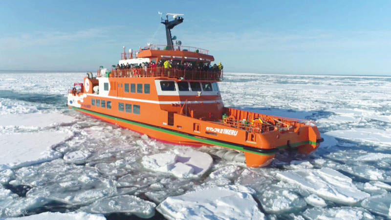 Icebreaker Ship Ride and Ice Fall Festival Day Tour from Sapporo - Klook