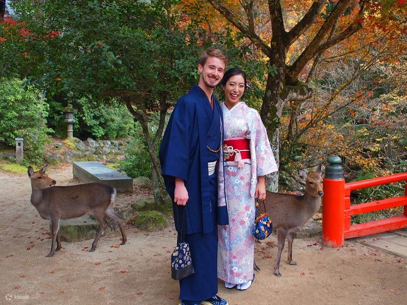 宮島私人一日徒步之旅,包括和服體驗和廣島的西條清酒品嚐 Klook 客路