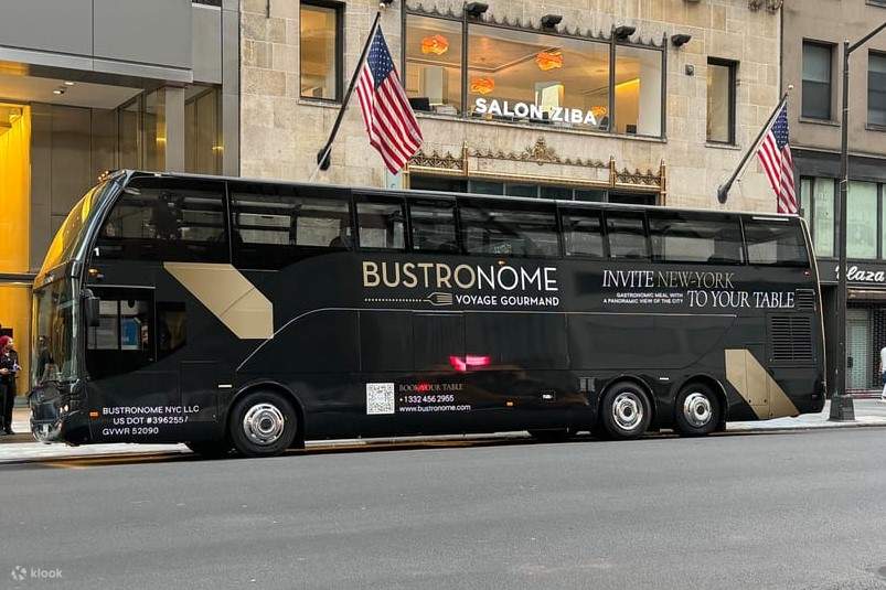 Bustronome Gourmet Meal Double Decker Tour in New York Bus Trip - Klook