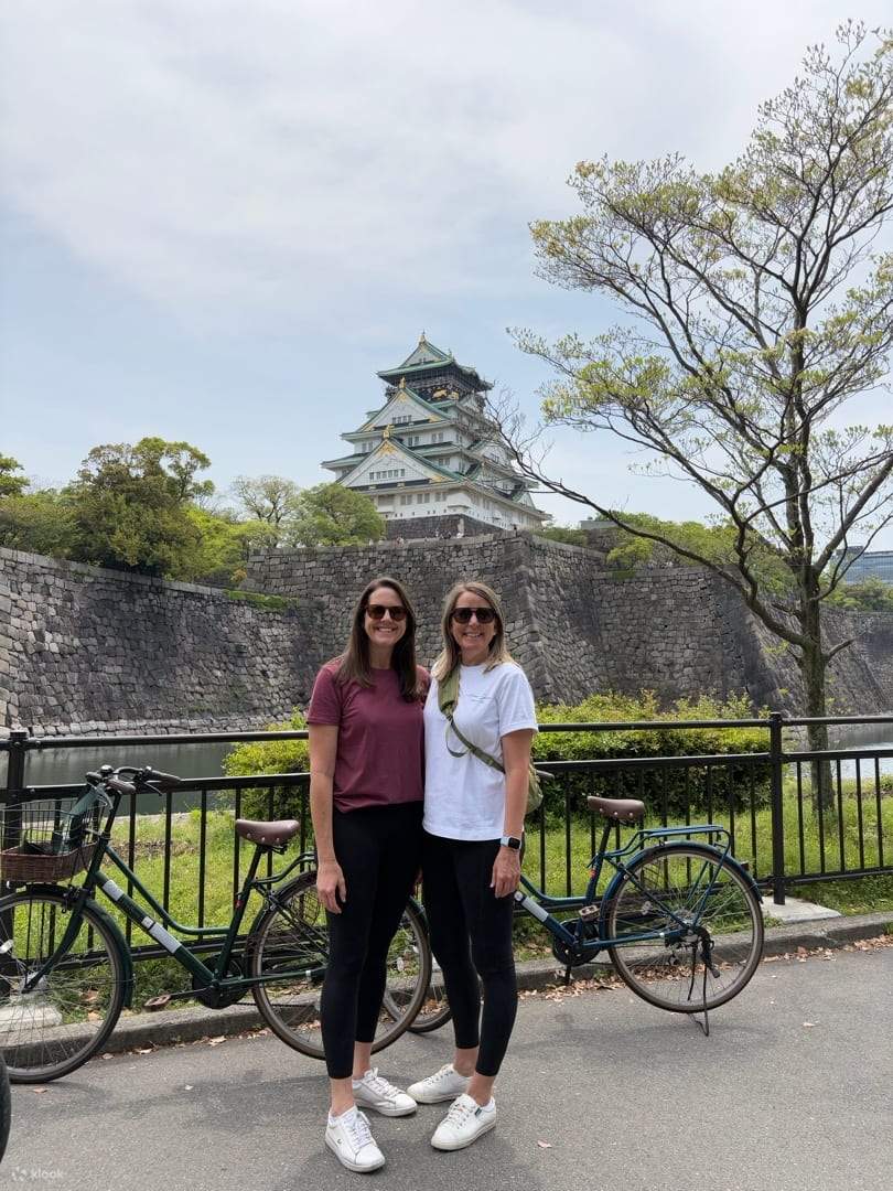 Osaka Castle Area Half Day Biking Tour with Local Guide - Klook