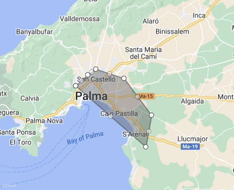 Palma city Palma de Mallorca Cruise Port: Point-to-Point Private ...