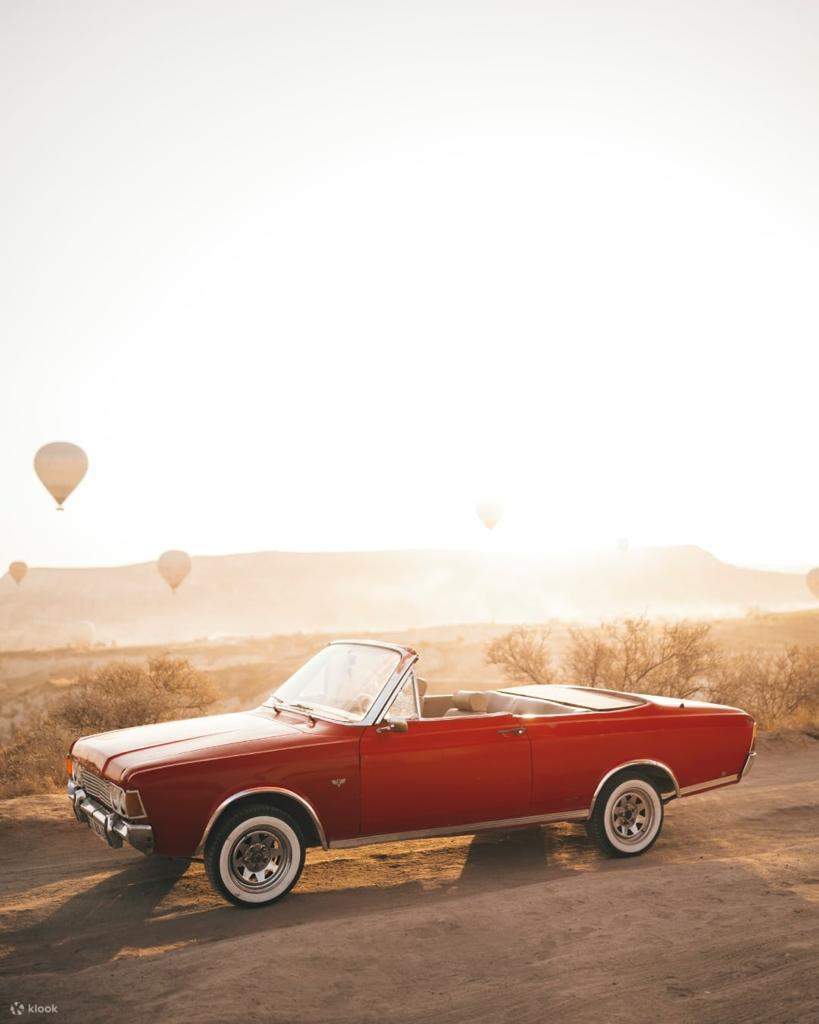 Classic Car and Balloon Chasing in Cappadocia - Klook Australia