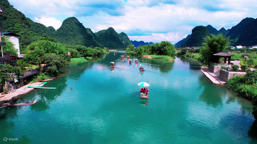 Guilin Yulong River + Yinziyan Cave + Peach Blossom Land + Ten-Mile ...