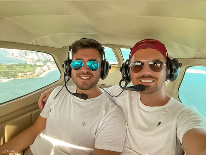 Miami Downtown Private Airplane Tour with Soft Drinks - Klook The Bahamas