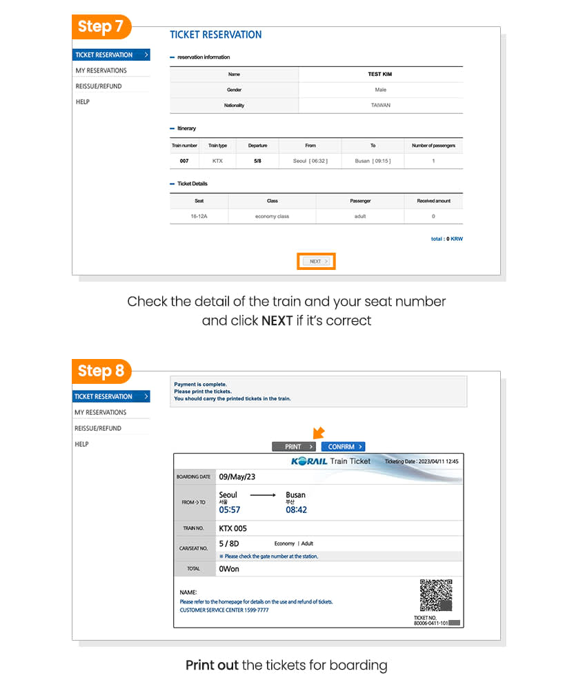 KORAIL PASS - KTX Train Ticket - Klook