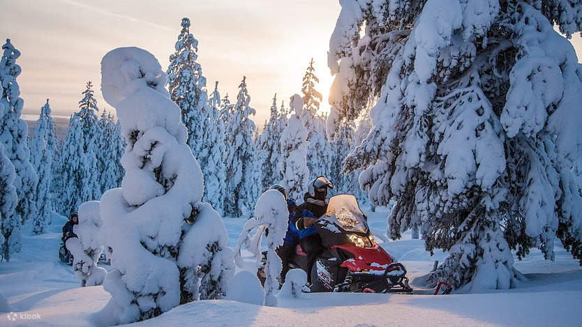 Snowmobiling experience in Rovaniemi - Klook Philippines