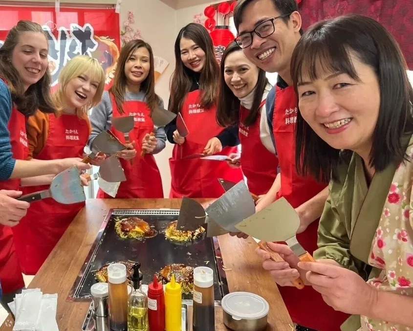 Hiroshima: Okonomiyaki & Japanese Sweets Cooking Class - Klook