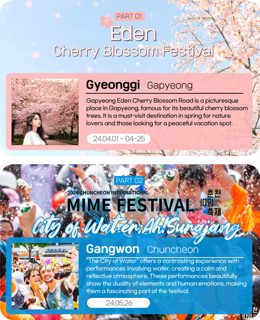 Eden Cherry Blossom & Nami Island & Alpaca World & Rail Bike Tour ...