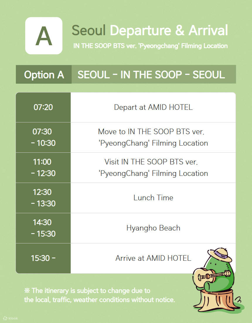 IN THE SOOP BTS Ver. (PyeongChang) Filming Location Tour - Klook United ...