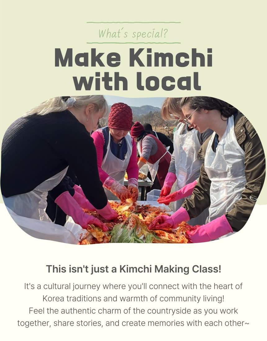 From Farm to Table Tour: Make Your Own Kimchi in Korea Rural Village ...