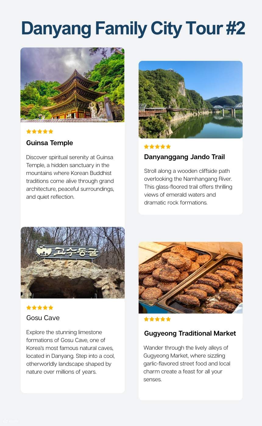 Dynamic Danyang Tour from Seoul - Klook