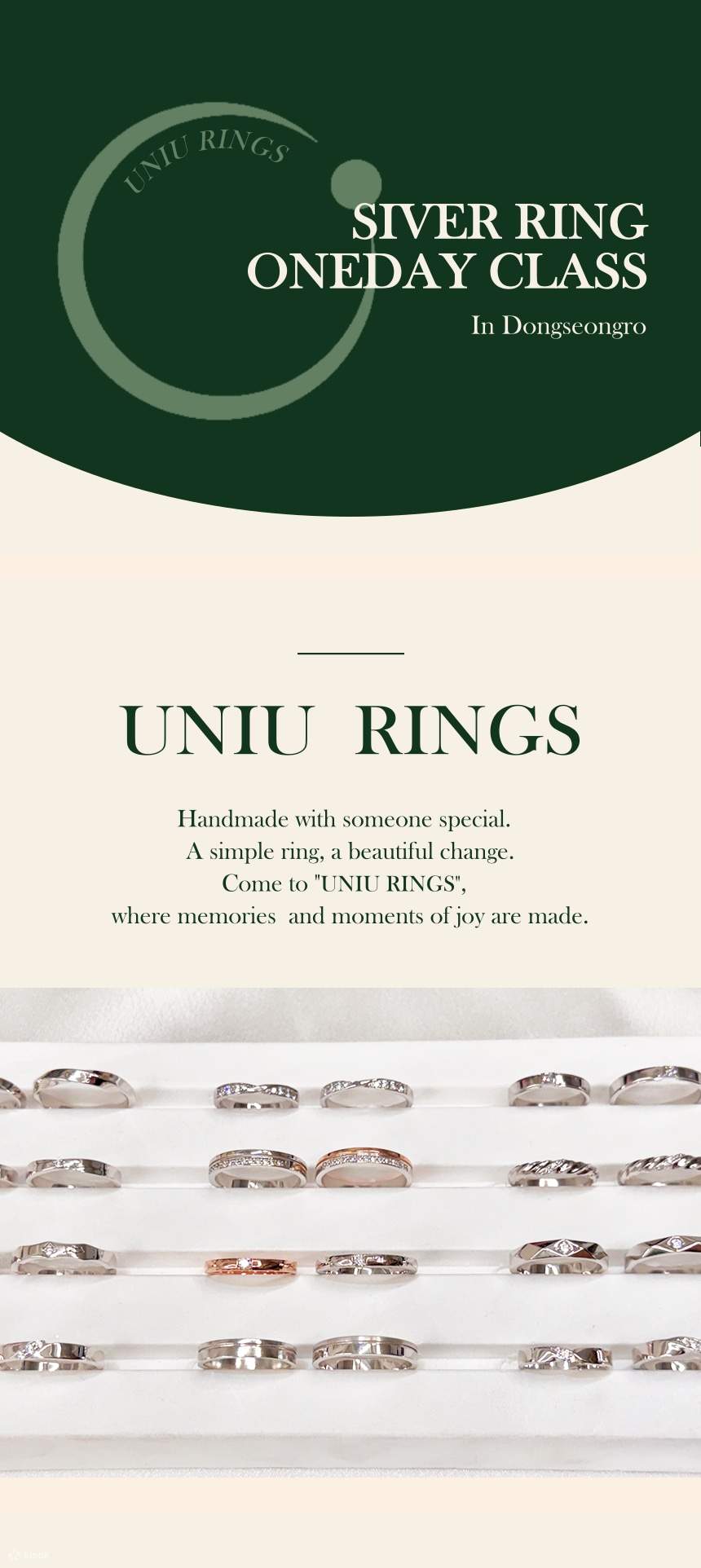 Daegu Ring Making Workshop UNIU RINGS - Klook Singapore