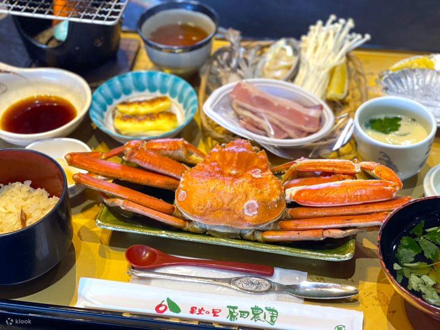 Snow Crab Feast + Skiing and Fruit Picking Day Trip: Gunma Tambara Ski ...