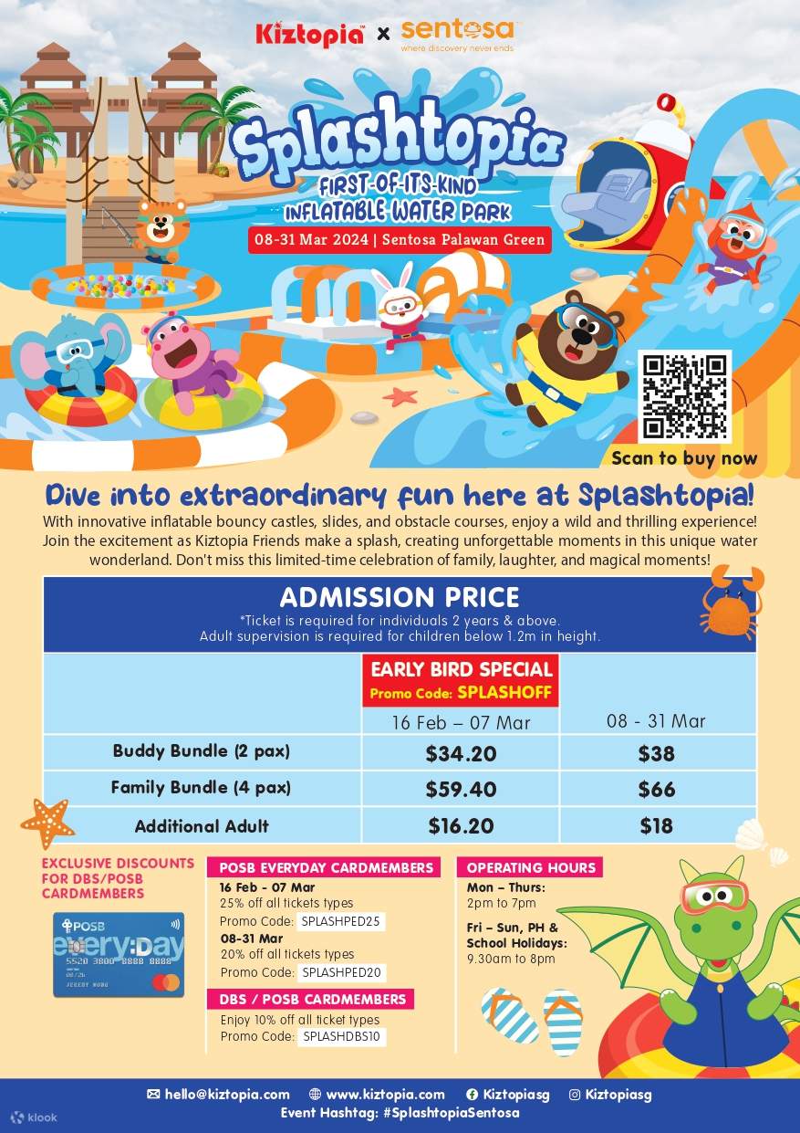 Splashtopia ที่ Sentosa Palawan Green ในสิงคโปร์ - Klook ประเทศไทย