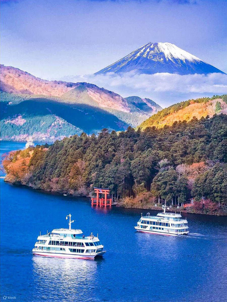 Tour de un día por Hakone｜Owakudani, el lago Ashi y el santuario de ...