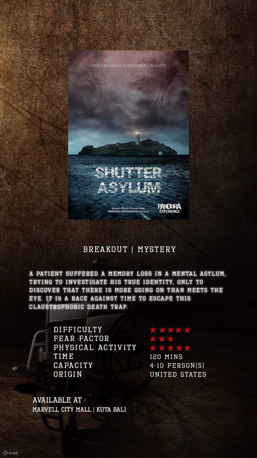 Pandora Experience Escape Room di Bali - Klook Indonesia