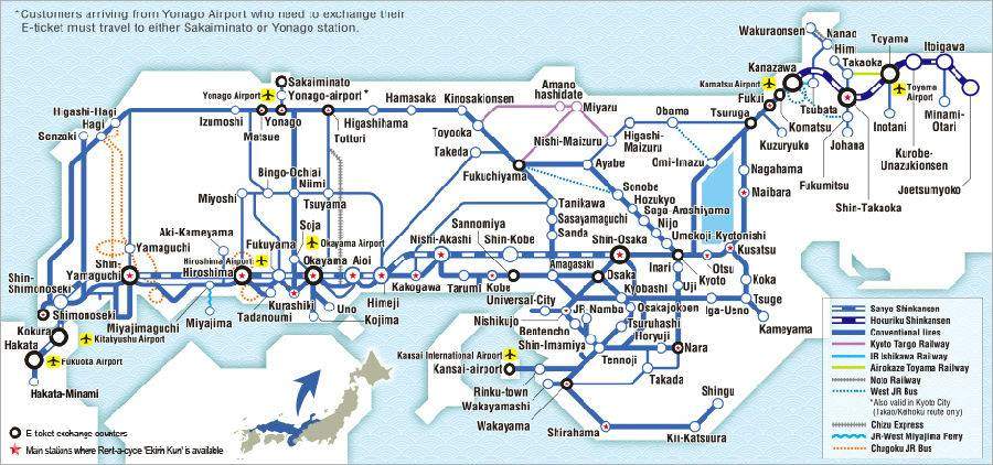 7 Day JR-WEST All Area Pass - Klook India