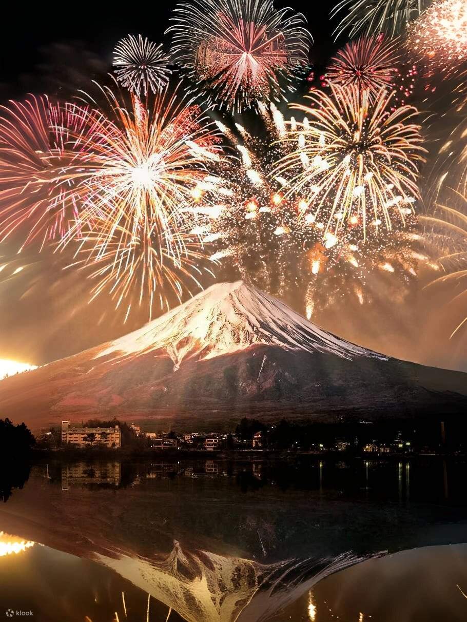 Mount Fuji Lake Kawaguchi Winter Fireworks Festival One-Day Tour - Klook
