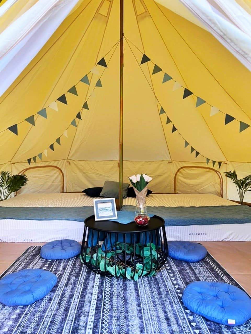 Camping in Nantou｜Xipan Villa｜Free Tent Camping Experience｜Temple Tent ...