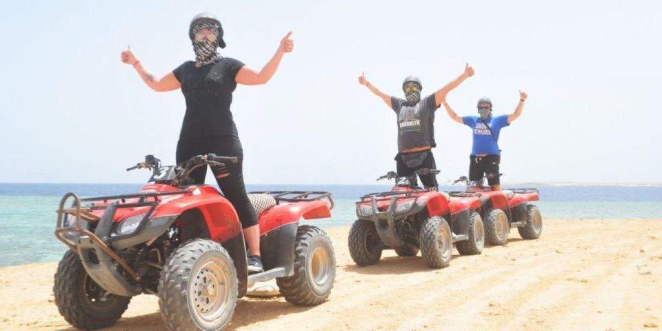 Explore Makadi Bay: ATV Quad Adventure Along the Sea and Mountains - Klook