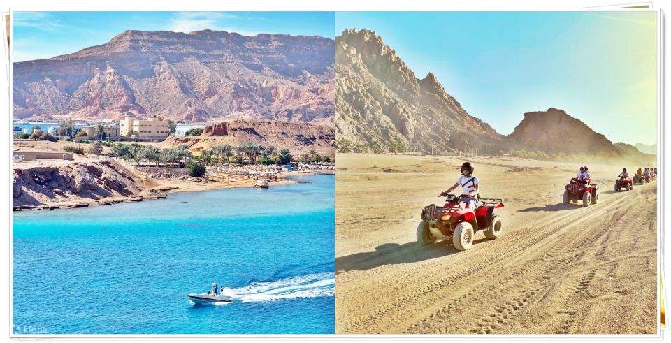 Explore Sharm El Sheikh with an Exciting ATV Quad Bike and Private Speedboat Adventure - Klook