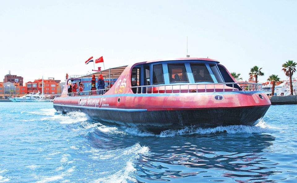 Explore the Red Sea: Semi-Submarine Boat Trip with Snorkeling Adventure ...