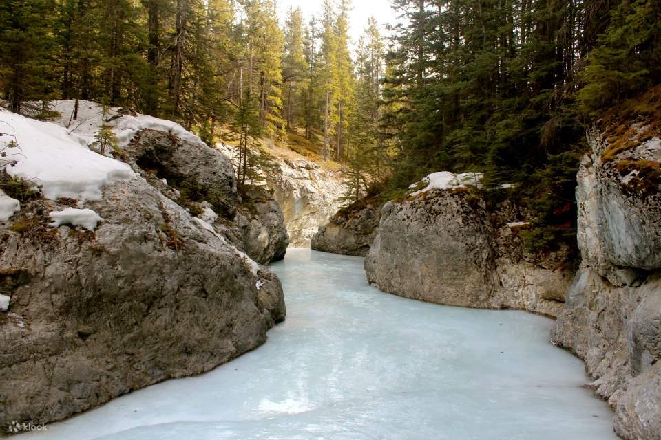Grassi Lake & Grotto Canyon Icewalk Day tour - Klook Australia