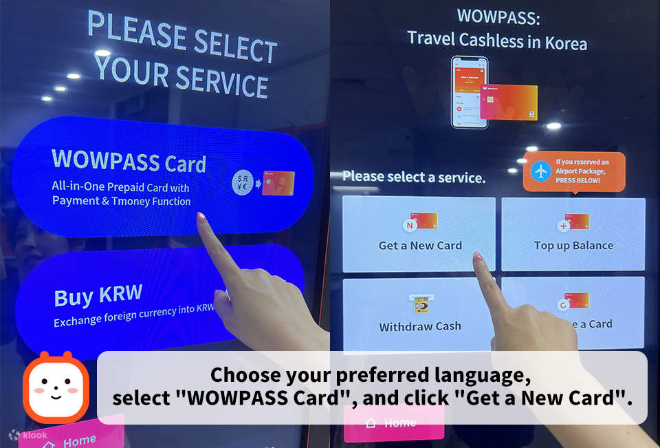 WOWPASS: Prepaid Debit Card & T-money & Currency Exchange - Klook