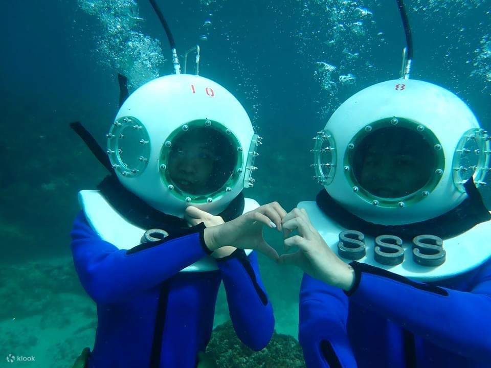 Pingtung｜Liuqiu Boliu Diving Center｜Sea Walking Experience - Klook