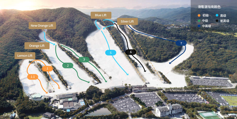 Jisan Forest Resort Ski x Snowboard Day Tour - Klook