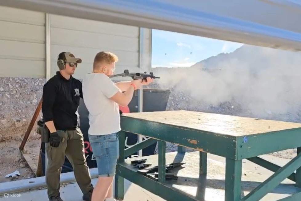 Desert Shooting Experience, Hoover Dam, & Seven Magic Mountains Tour ...