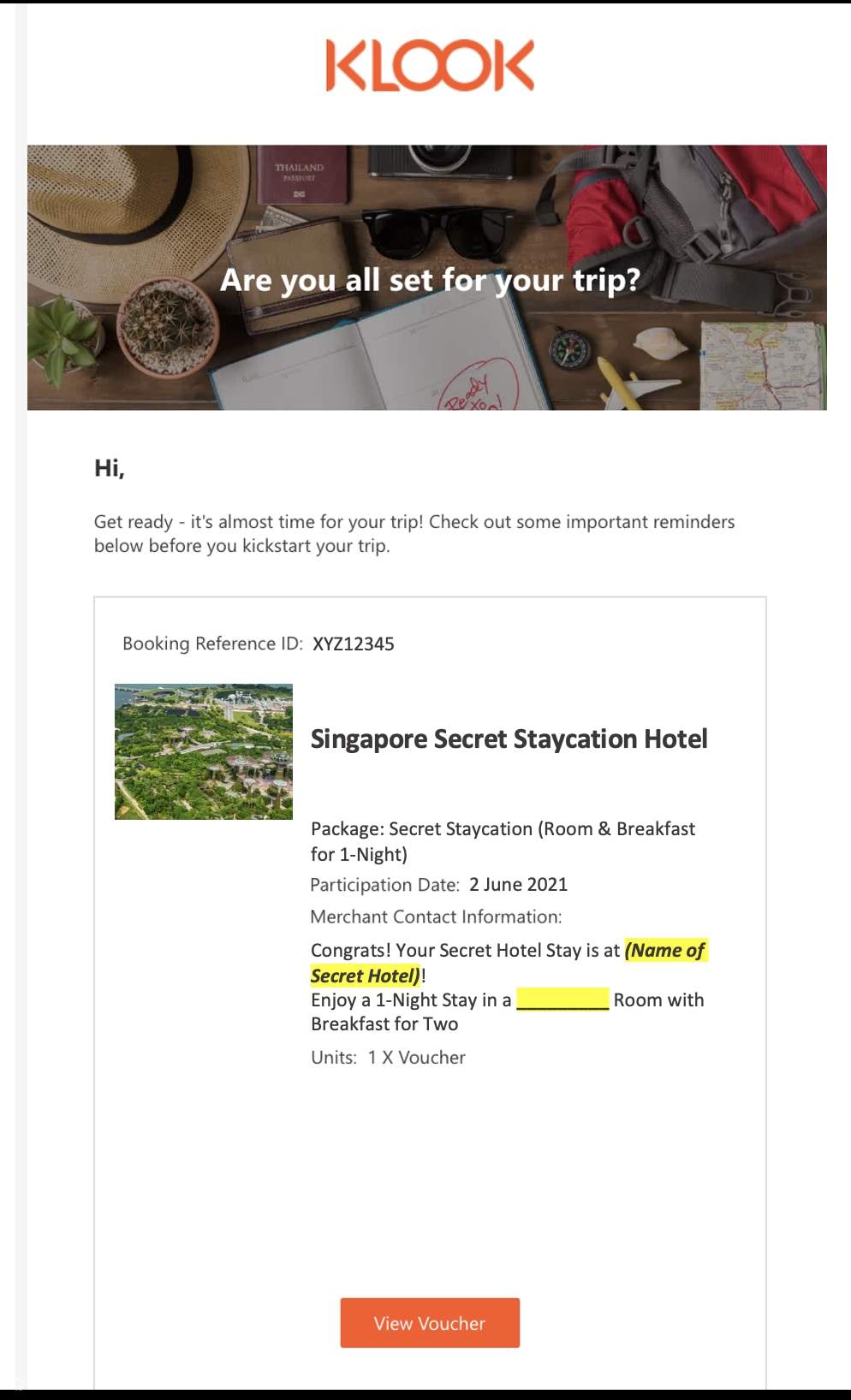 Secret Hotel Staycation Singapore - Klook United States